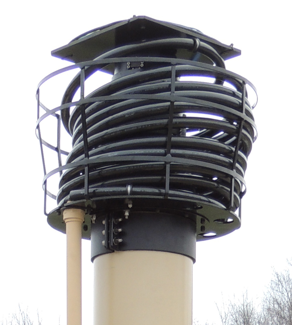 Telescoping Mast Cable Management | Wiring Antenna Placement