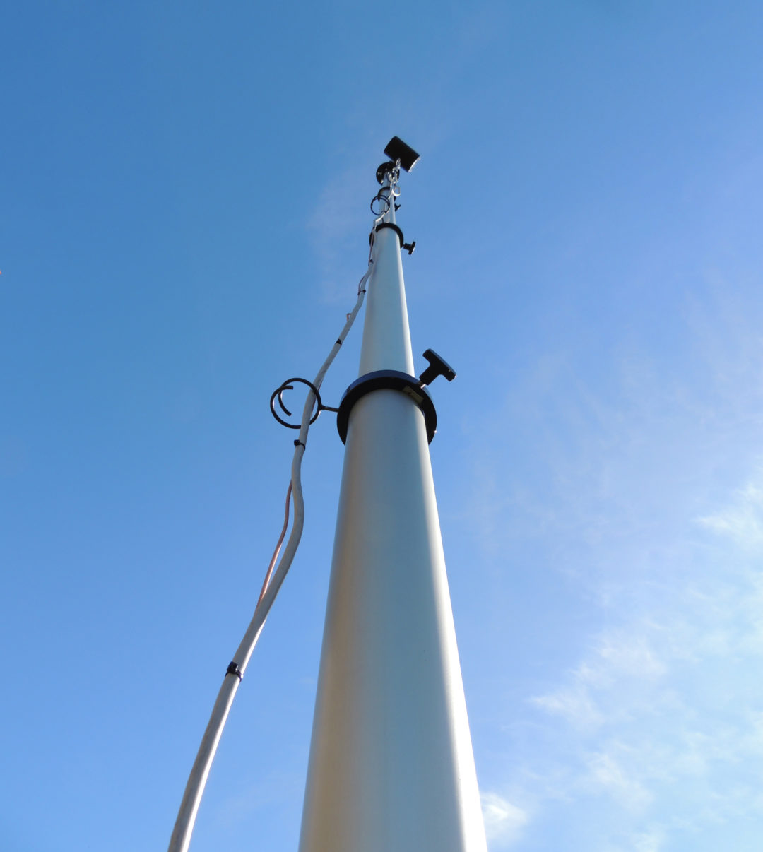 Hurry-Up Portable Pump-Up Telescoping Mast