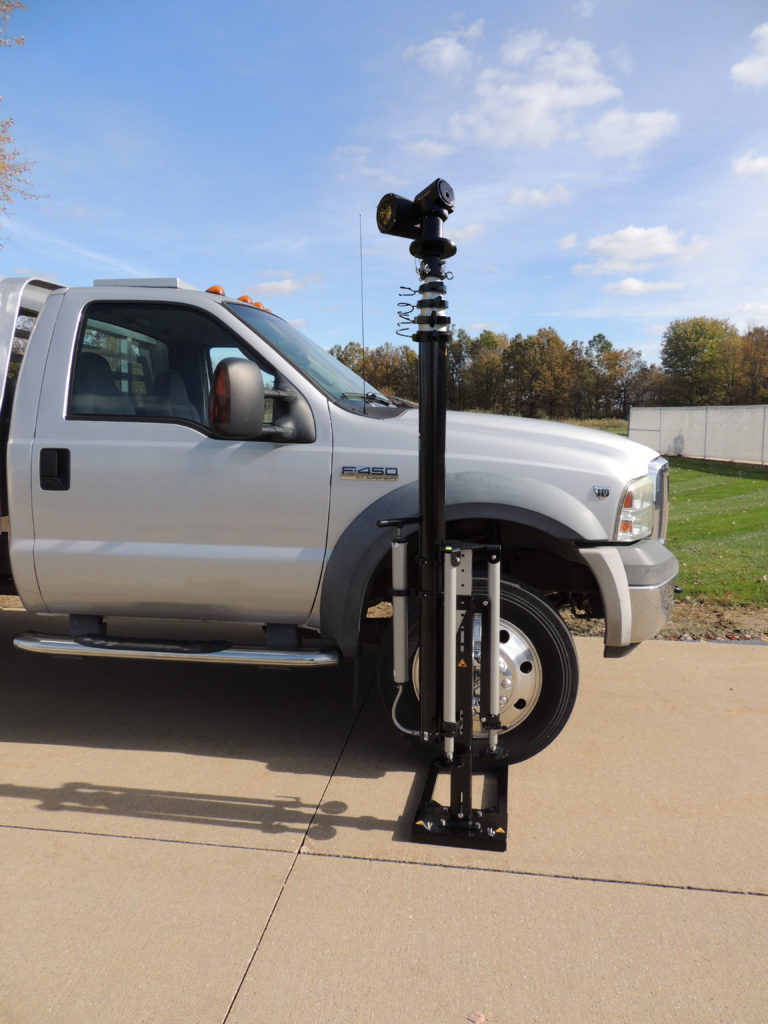 Hurry-Up Portable Pump-Up Telescoping Mast