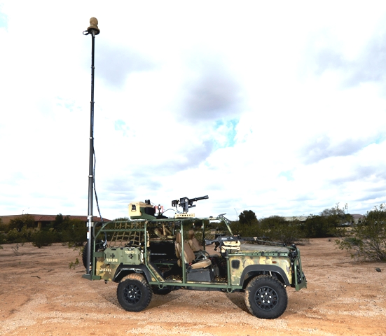 Military Pneumatic Telescoping Mast | Surveillance Mast