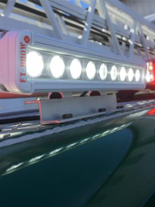 Fire Truck Mini Brow Lights | Low Profile Scene Light Bars for Fire Engines